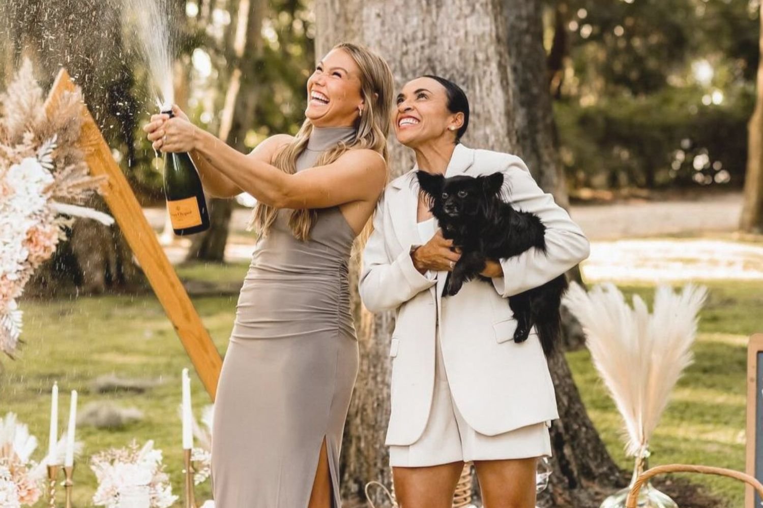 Brazilian football legend Marta engaged